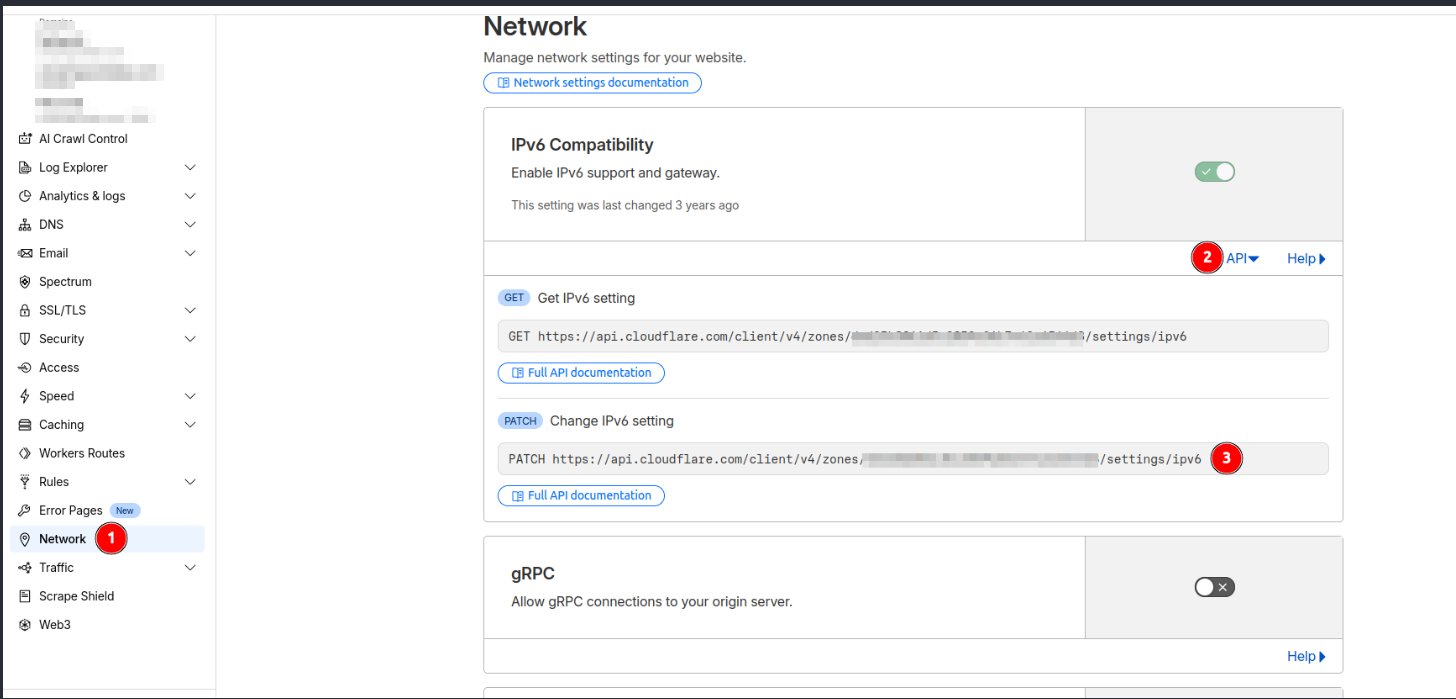 Desactivar IPv6 en Cloudflare | Samuran Tech - Sysadmin Blog